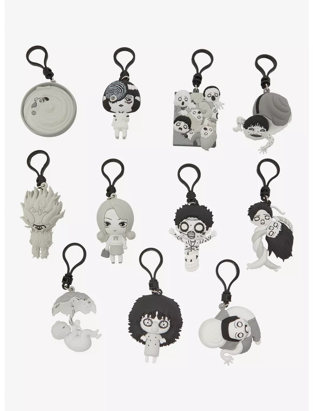 Junji Ito Uzumaki Characters Blind Bag Figural Bag Clip | Slice of Life ...